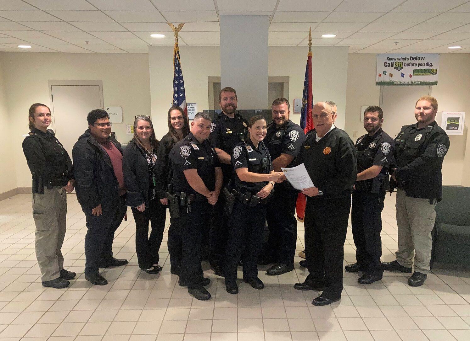 Cherokee Marshal's Office donates money to 2-year-old son of Acworth ...