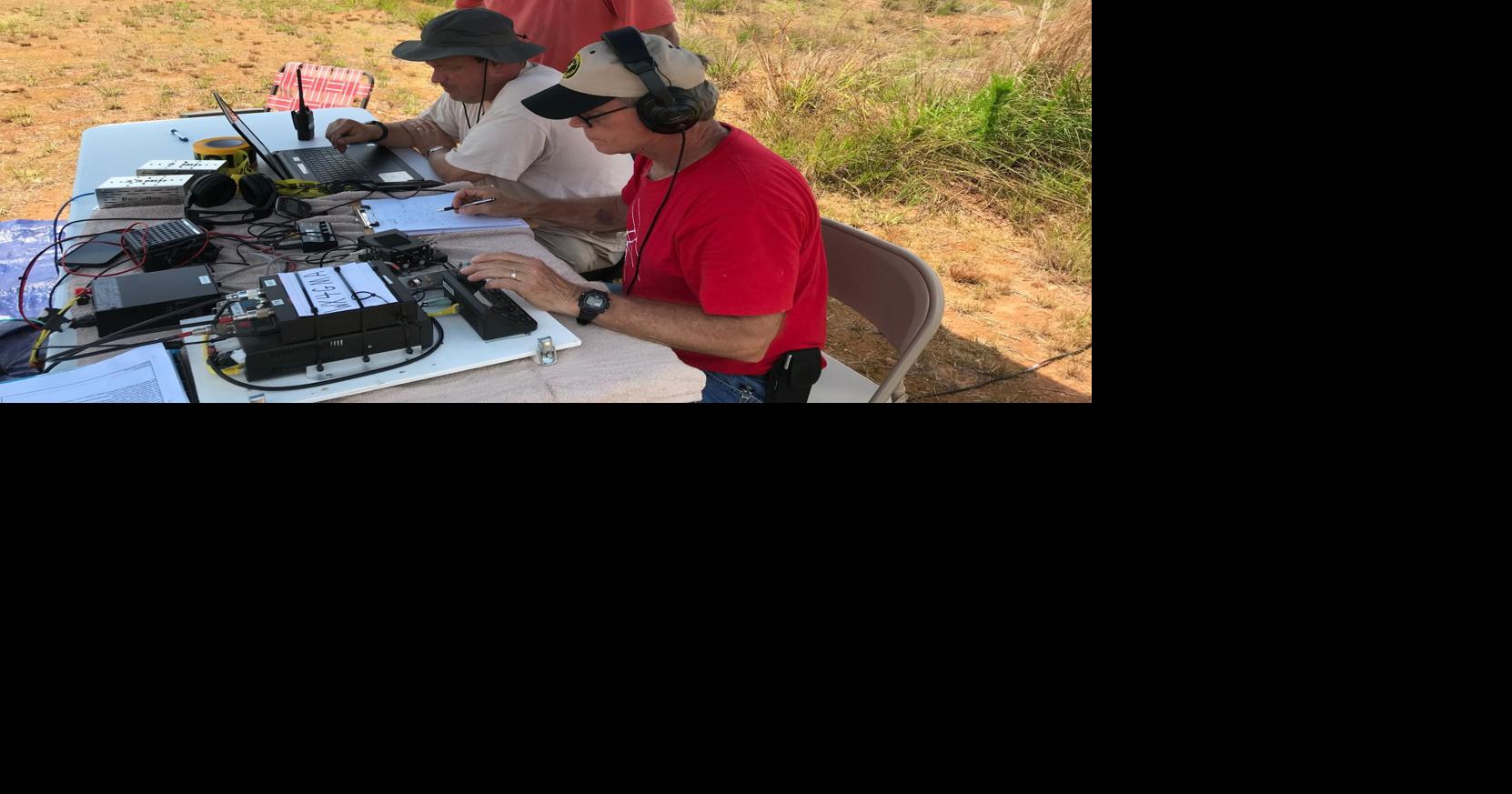 Amateur radio operators participating in simulated emergency test ...