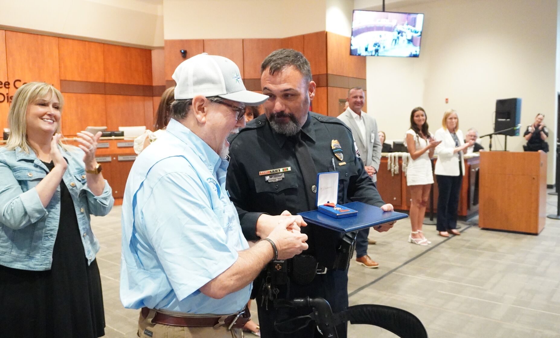 Cherokee Schools Honors Police Officer with Life Saving Award ...