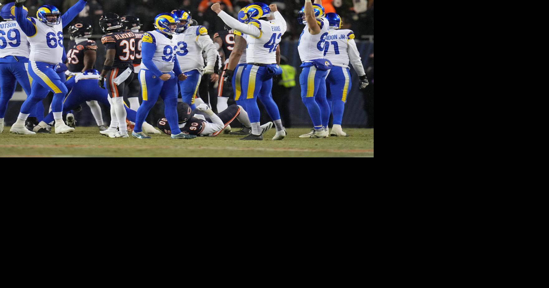 Rams shake off wild, late TD pass by Caleb Williams, beat Bears 20-17 ...