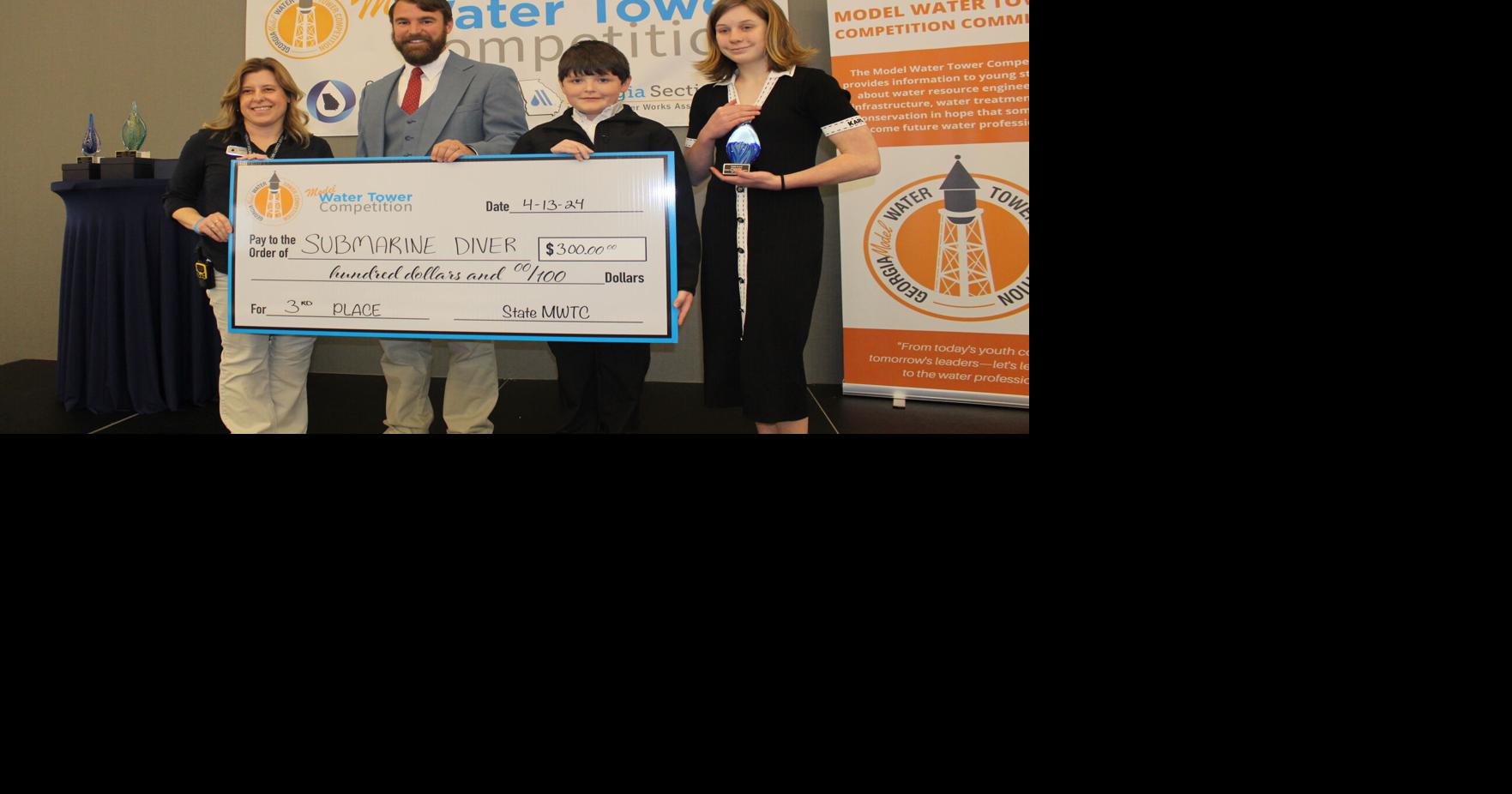 Cherokee County Students Place at State Model Water Tower Competition ...