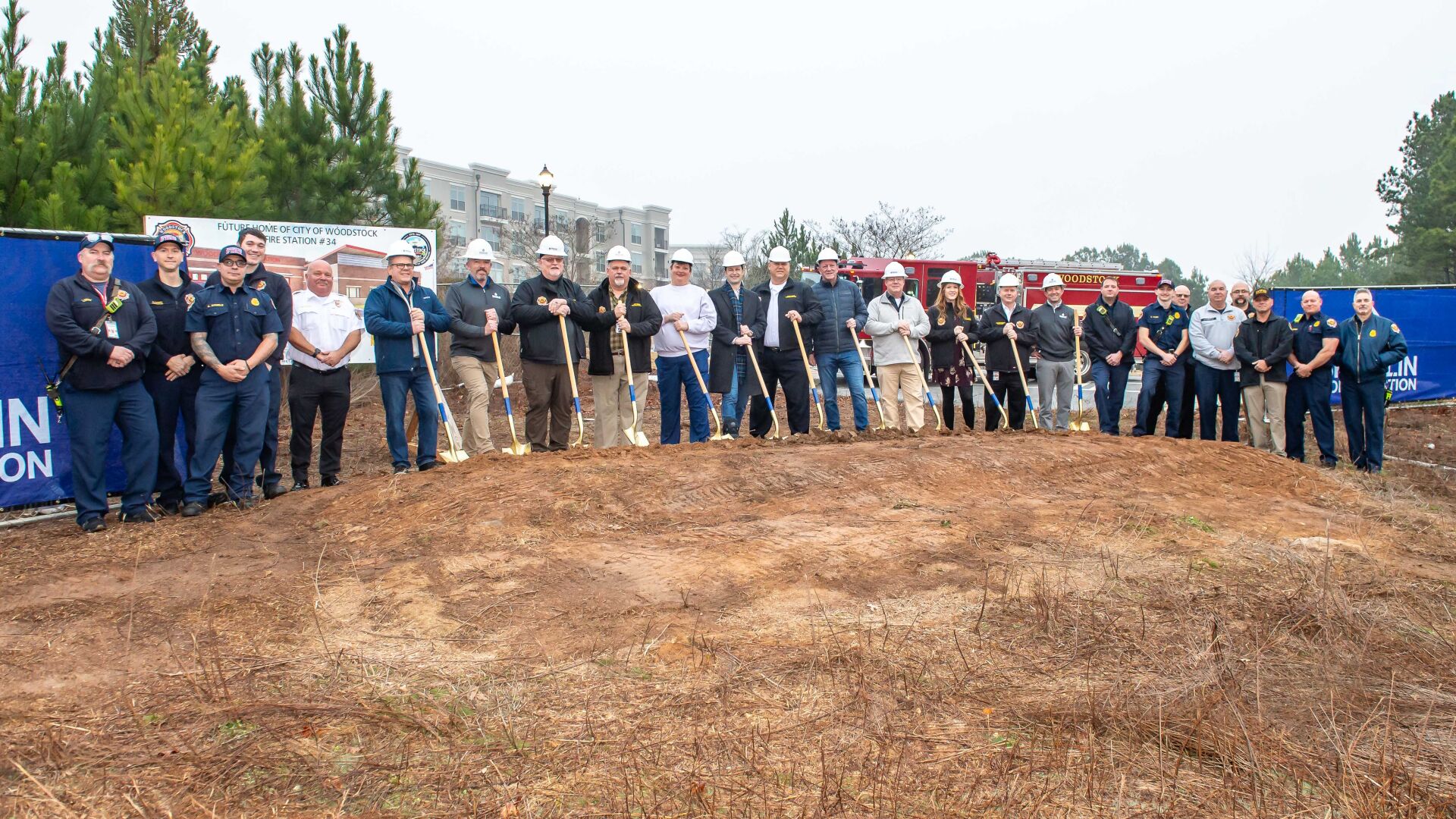 Woodstock celebrates groundbreaking for new fire station | Local News ...