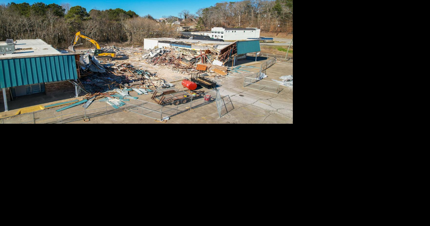 Demolition begins at former Canton Village Shopping Center | Local News ...