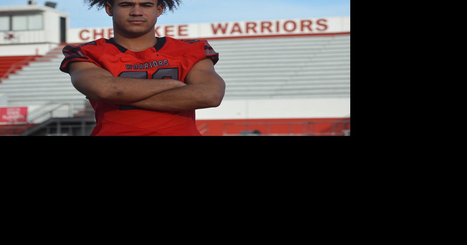 Football Defensive Player of the Year: Cherokee's McKinley Hunter lives ...