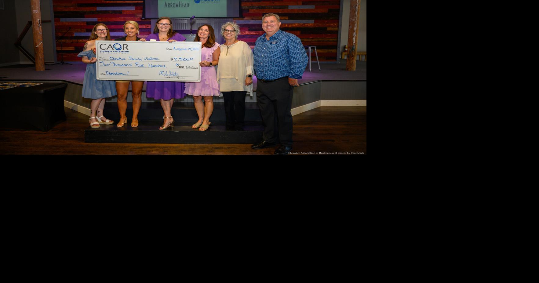 Cherokee Family Violence Center Wins $2,500 at Charity Event | Local ...