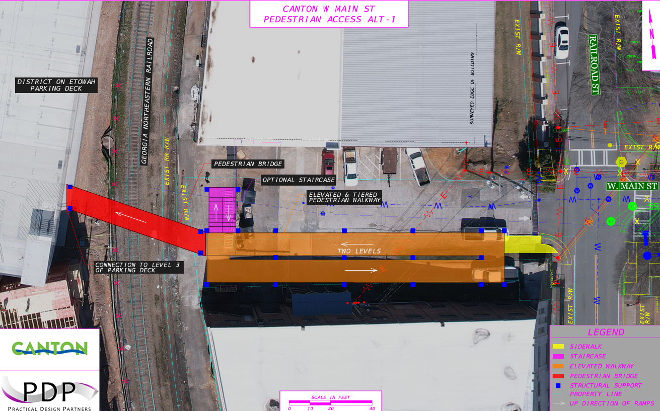 Canton considering West Main Street pedestrian bridge concepts | Local ...