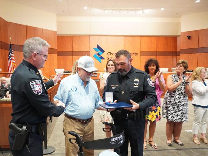 Cherokee Schools Honors Police Officer with Life Saving Award ...