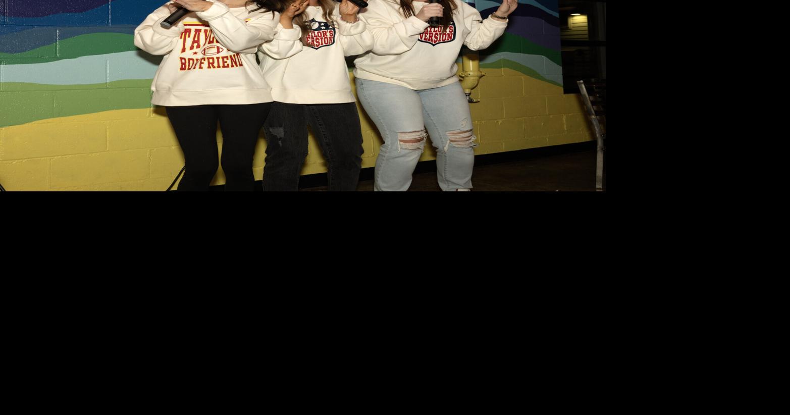 PHOTOS: Swifties Celebrate With Football Fans at Super Bowl Watch Party ...