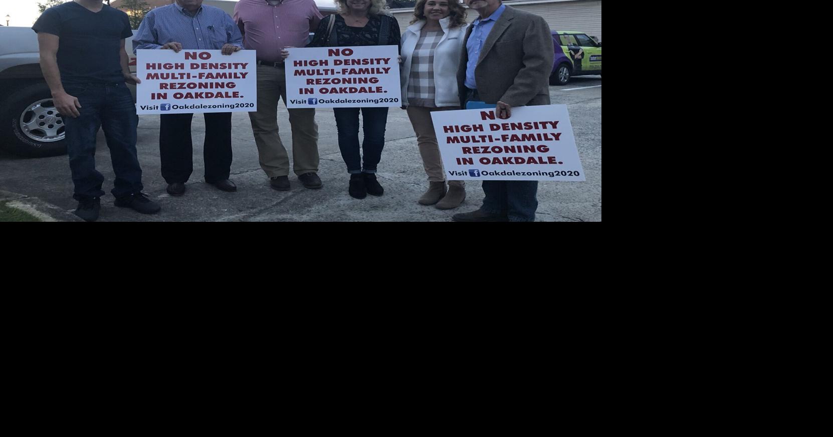 Oakdale residents speak in opposition to proposed townhouse development ...