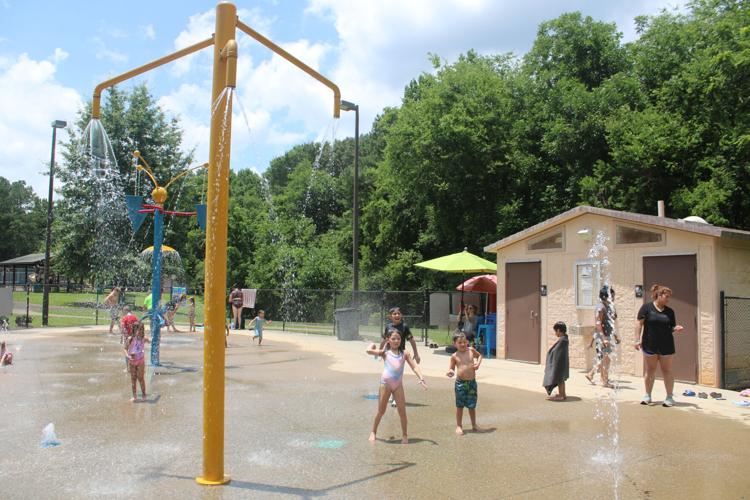 Families cool off at Cline Park Splash Pad in Waleska | Lifestyle ...