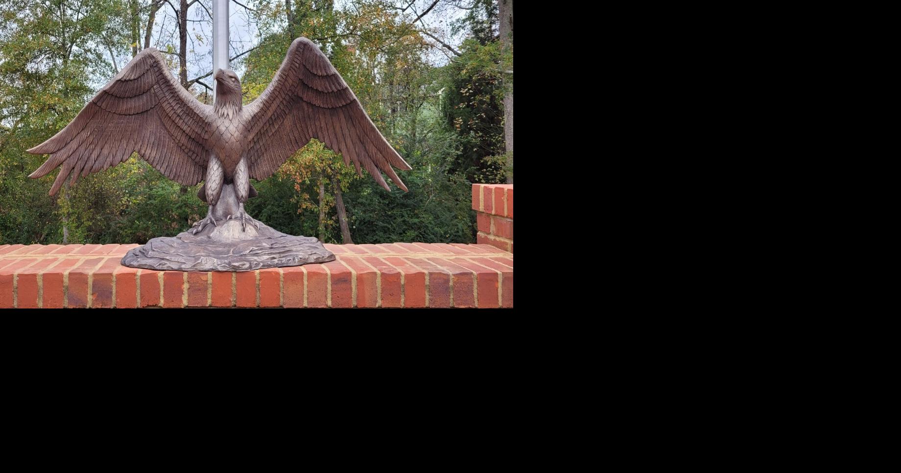 Eagle Sculpture in Ball Ground Pays Tribute to Veterans | Local News ...