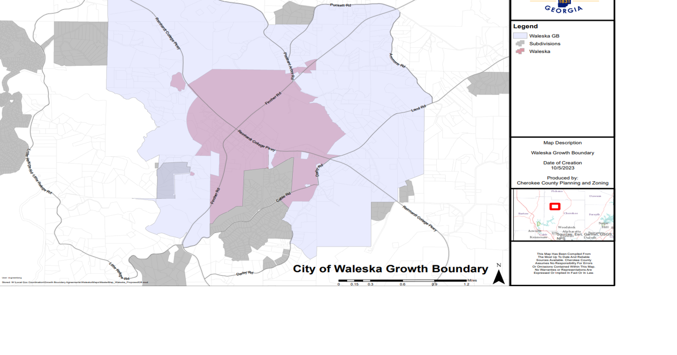 Cherokee County and Waleska Approve Growth Boundary Agreement | Local ...