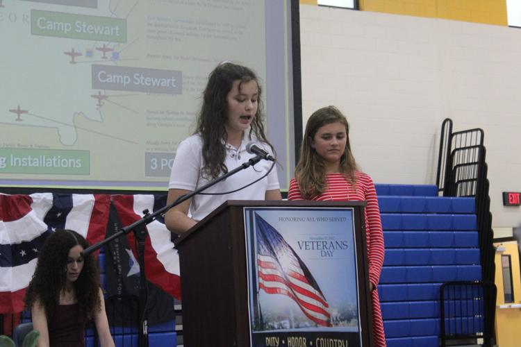 E.T. Booth Middle School celebrates Veterans Day | Education ...