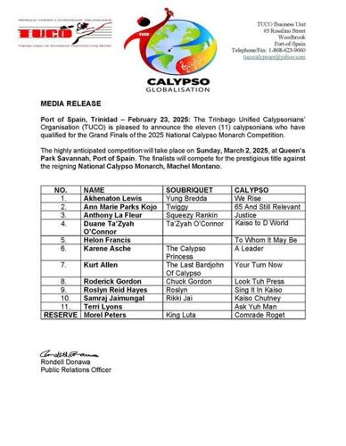 Yung Bredda, Squeezy Rankin to challenge Machel for Calypso crown ...