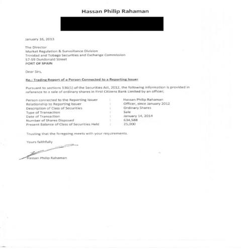 Rahaman paid with 2 Republic cheques | Local News | trinidadexpress.com