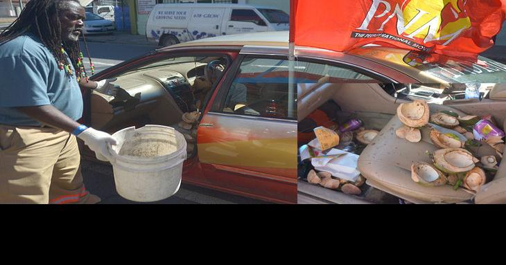 PNM flag attracts a bucket of rubbish | Local News | trinidadexpress.com