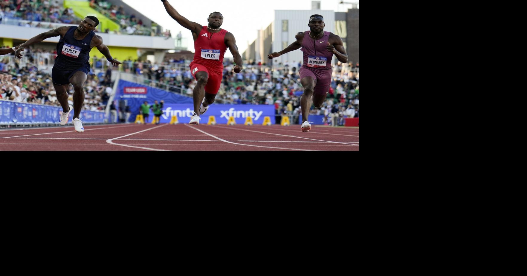 Lyles impresses at US trials, earns spot for Olympic 100m | World ...