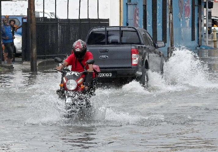 Flood in city after showers | News Extra | trinidadexpress.com