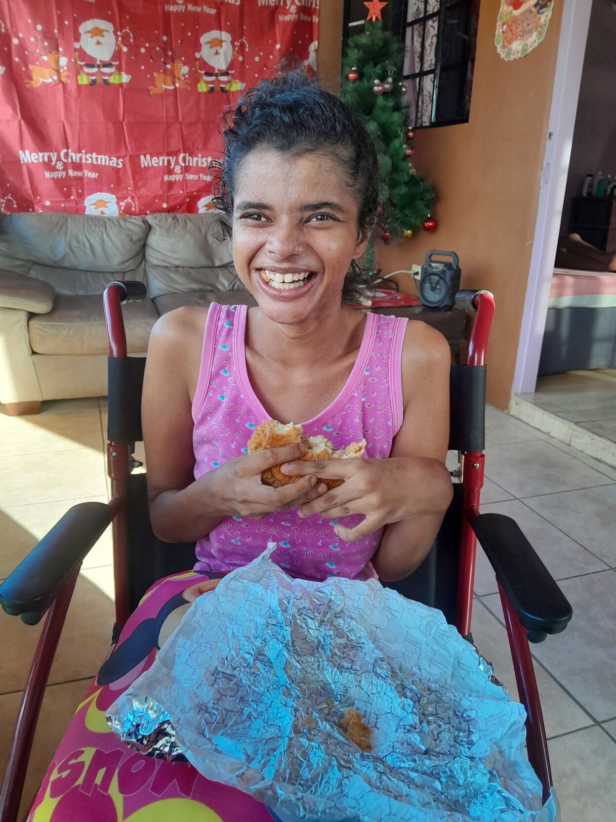 Disabled Sachelle fights on after fatal crash | News Extra ...