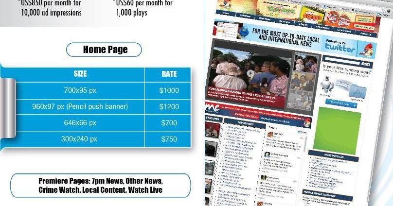 INTERNET ADVERTISING RATES | Local News | trinidadexpress.com