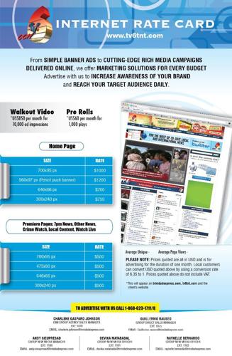 INTERNET ADVERTISING RATES | Local News | trinidadexpress.com