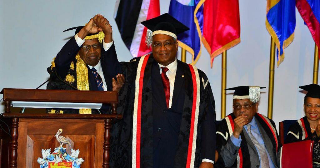 Copeland inducted as UWI principal* | Local News | trinidadexpress.com