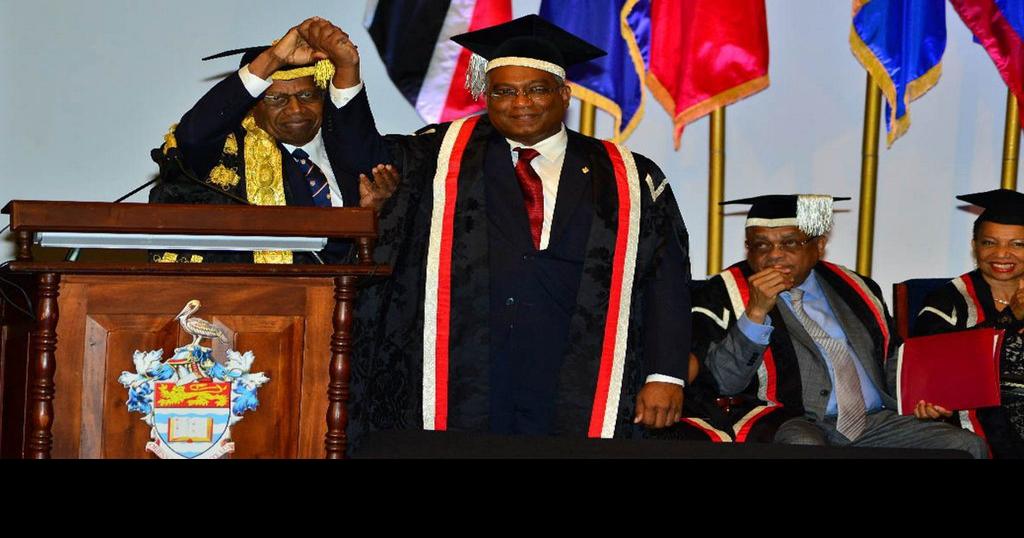 Copeland inducted as UWI principal* | Local News | trinidadexpress.com