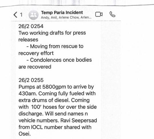 Paria was preparing death notices, 12 hours after divers sucked into ...