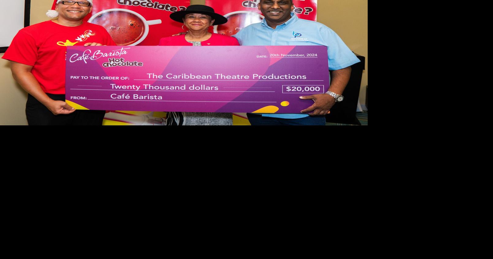 Bryden pi, Cafe Barista donate $20,000 to Grant-A-Wish and Caribbean ...