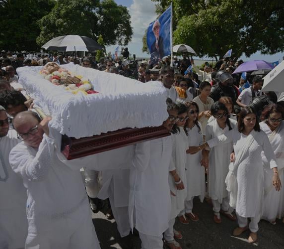State funeral of former prime minister Basdeo Panday | Photo Gallery ...