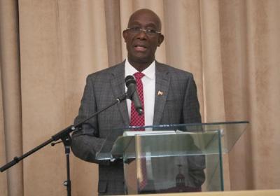 Rowley explains in Parliament: Delcy came to talk on migrants, Covid ...