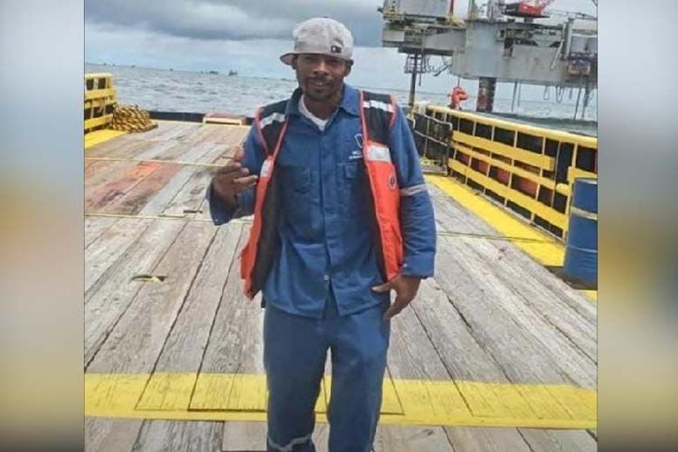 oil rig worker missing