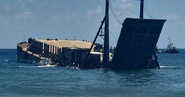 Another barge in danger of sinking | Local News | trinidadexpress.com