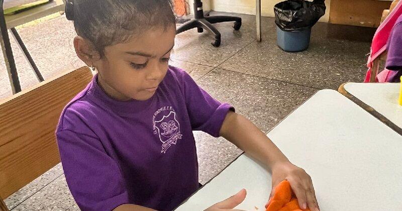 Little Vedika heads to school | News Extra | trinidadexpress.com