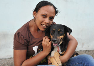 Pet pothound battles pitbull to save family | Local News ...