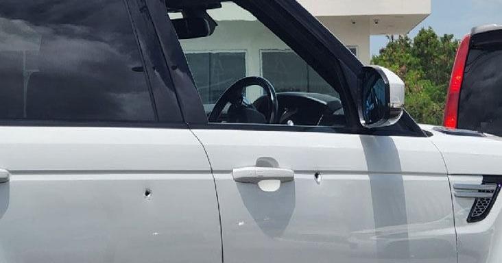 Range Rover shot up | Local News | trinidadexpress.com