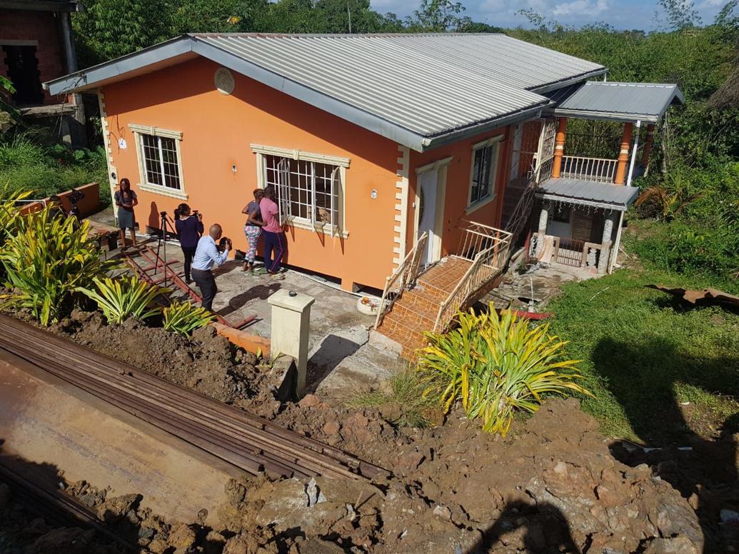 The Moruga Road has collapsed | News | trinidadexpress.com