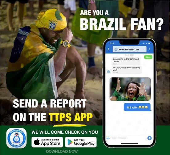TTPs sends out an alert to Brazil fans | News Extra | trinidadexpress.com
