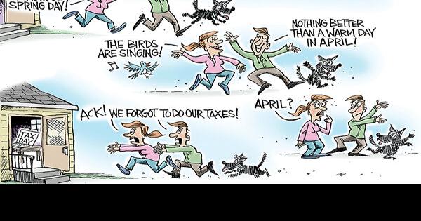 Spring and taxes | Editorial Cartoons | trinityjournal.com