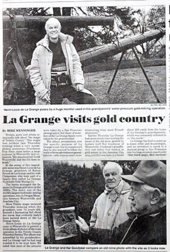 Learn about La Grange mining operations at next TCHS meeting ...