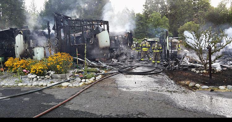 Mobile home park fire destroys, damages homes | Local News ...