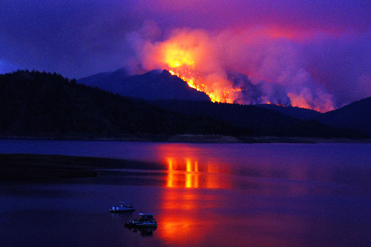 Fires slow, still threaten | Local News | trinityjournal.com