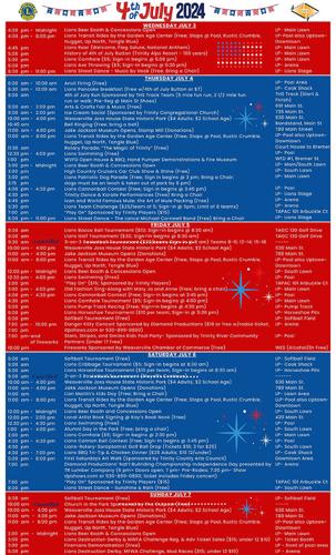 Fourth of July celebration begins July 3 | Entertainment ...