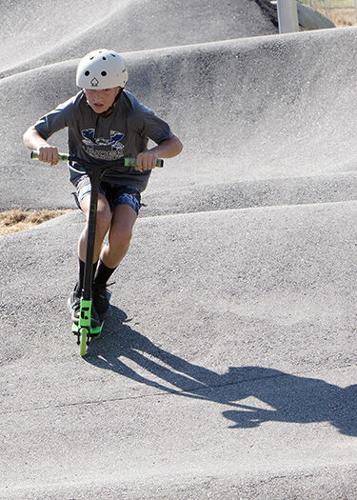 Kids race bikes, scooters in pump track action | Entertainment ...