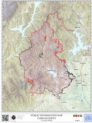 Carr fire Aug. 10 update | Local News | trinityjournal.com
