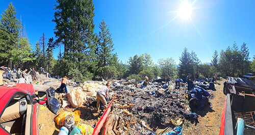 Volunteers clean up illegal dump sites in Post Mountain | Local News ...