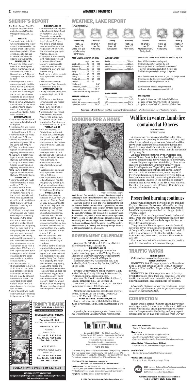 Page P2 | Trinity Journal | trinityjournal.com