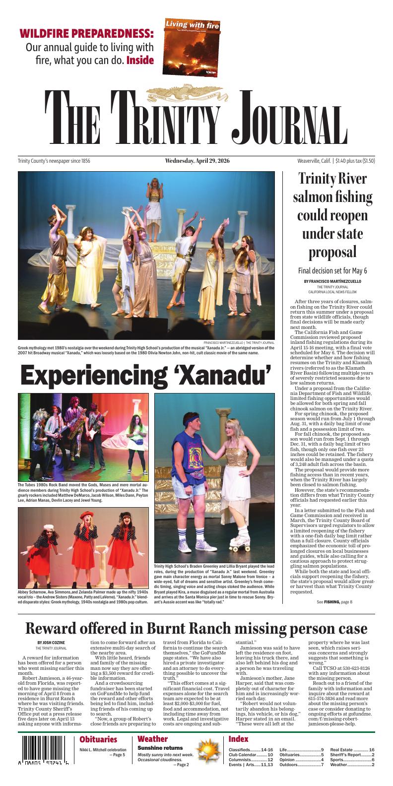 Page P1 | Trinity Journal | trinityjournal.com