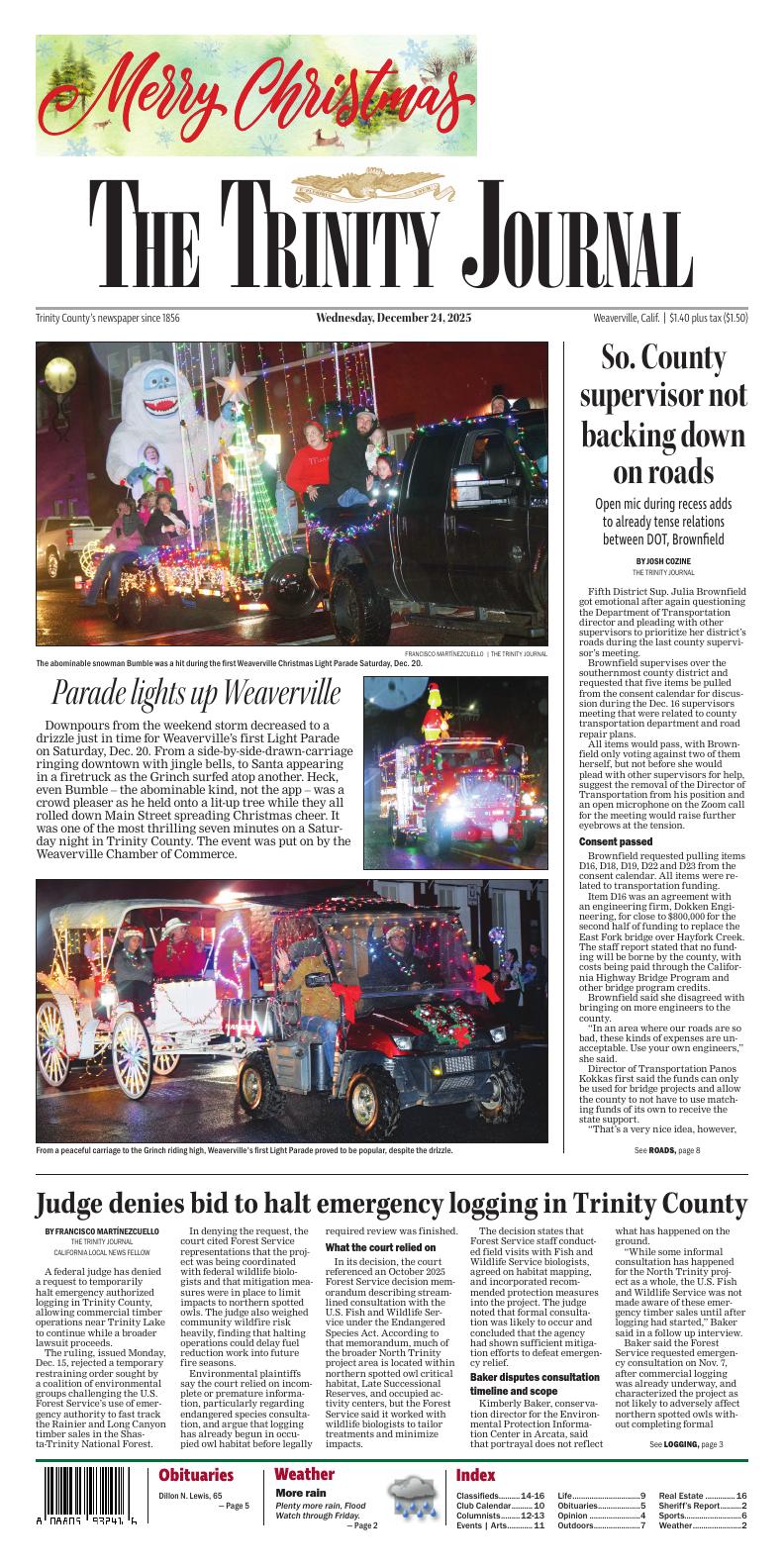 Page P1 | Trinity Journal | trinityjournal.com