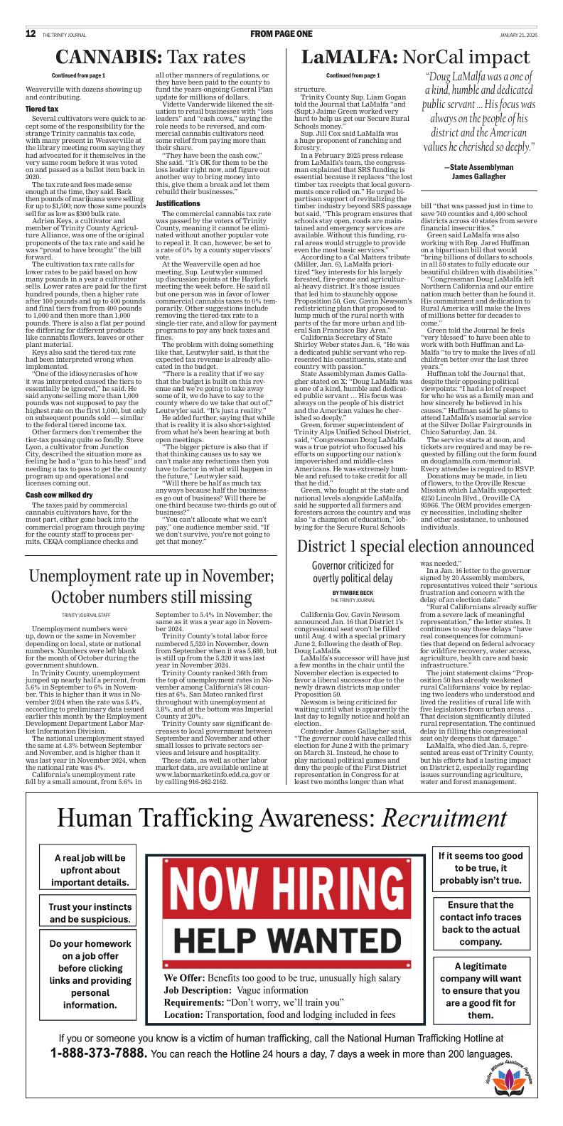 Page P1 | Trinity Journal | trinityjournal.com